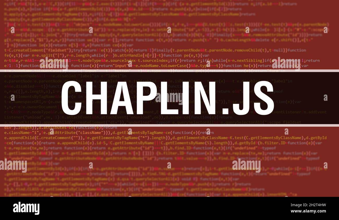 Chaplin.js concept with Random Parts of Program Code. Chaplin.js with ...