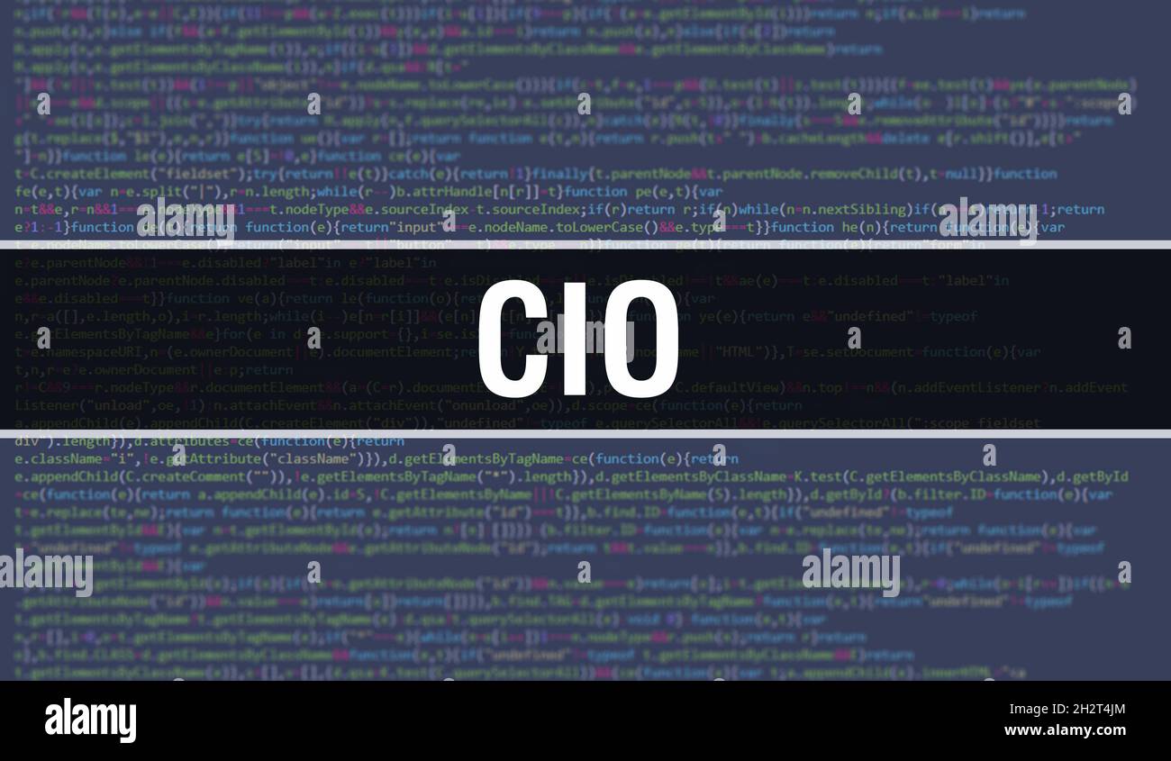 CIO concept with Random Parts of Program Code. CIO with Programming ...