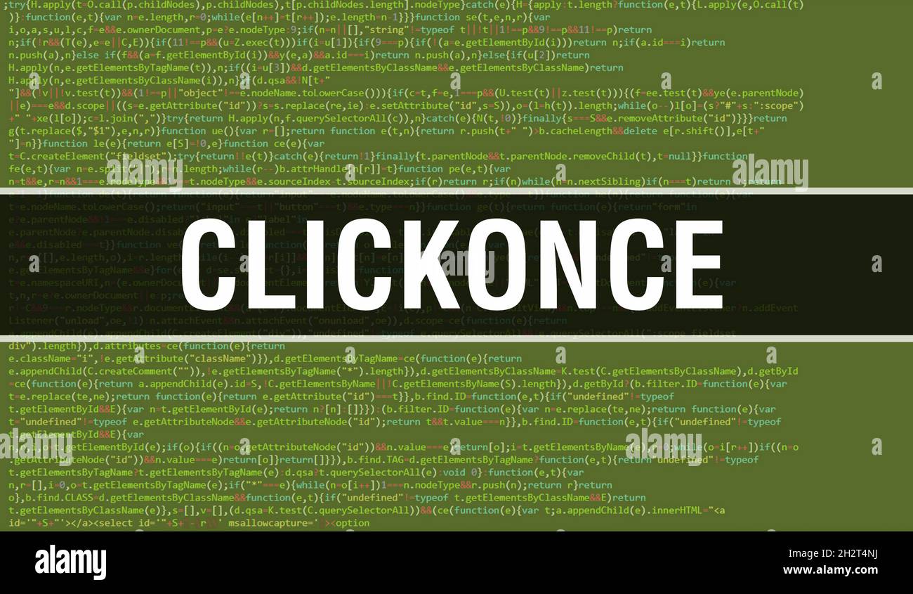 Clickonce image hi-res stock photography and images - Alamy