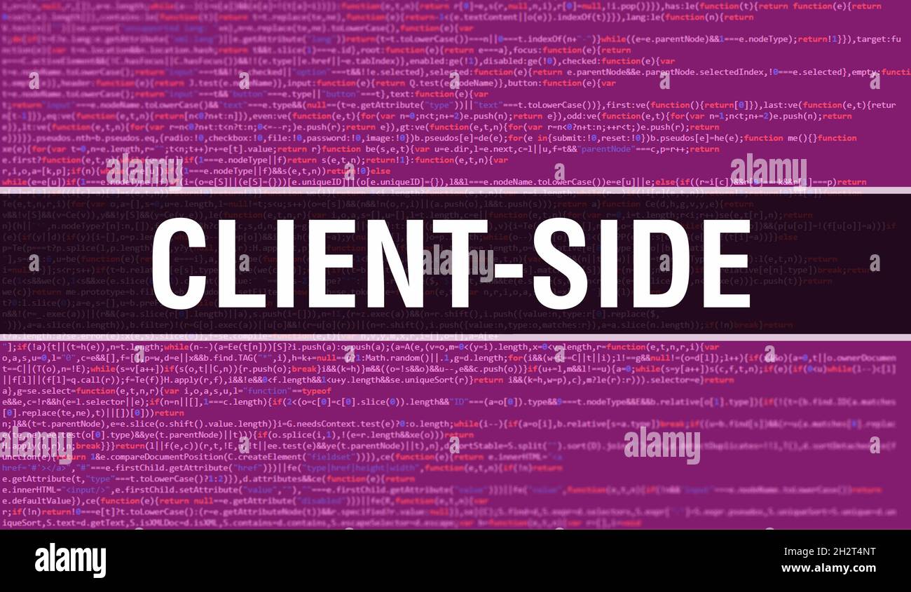 Client Side Image High Resolution Stock Photography and Images - Alamy