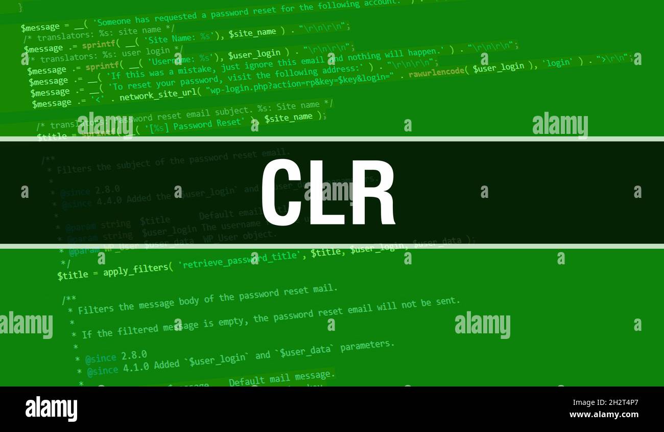 Clr symbol hi-res stock photography and images - Alamy