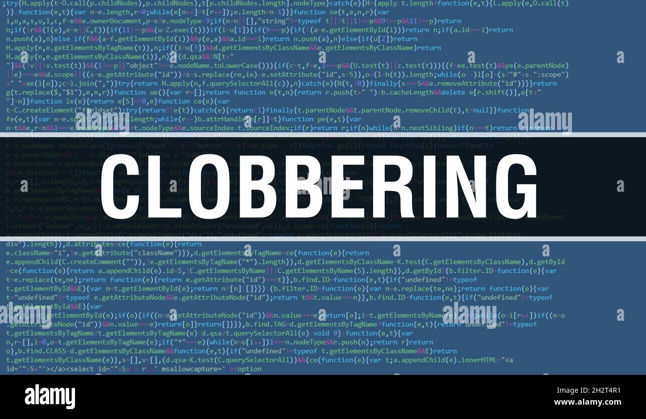 Clobbering background hi-res stock photography and images - Alamy