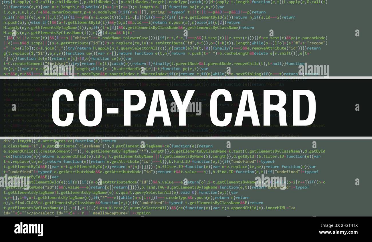 Co pay card image hi-res stock photography and images - Alamy