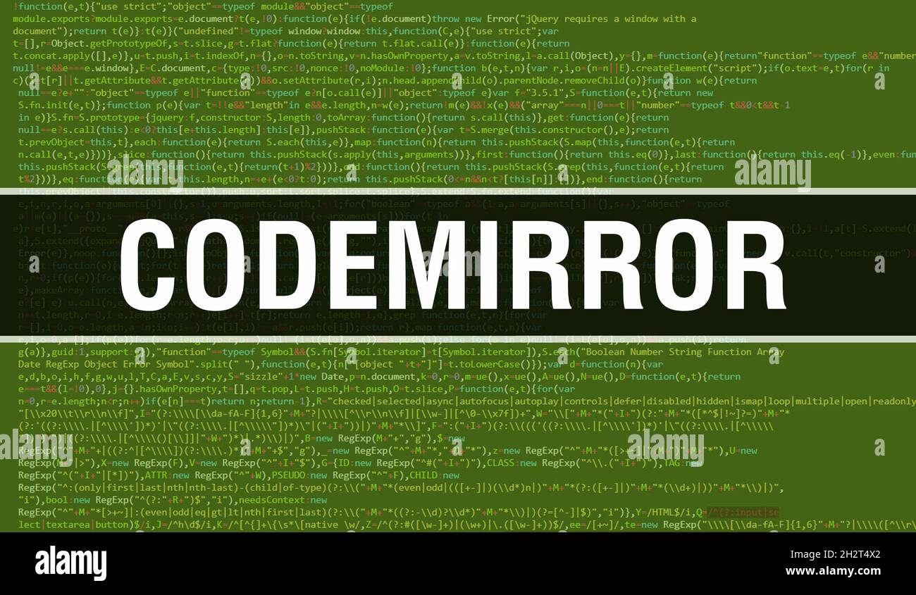 Codemirror image hi-res stock photography and images - Alamy