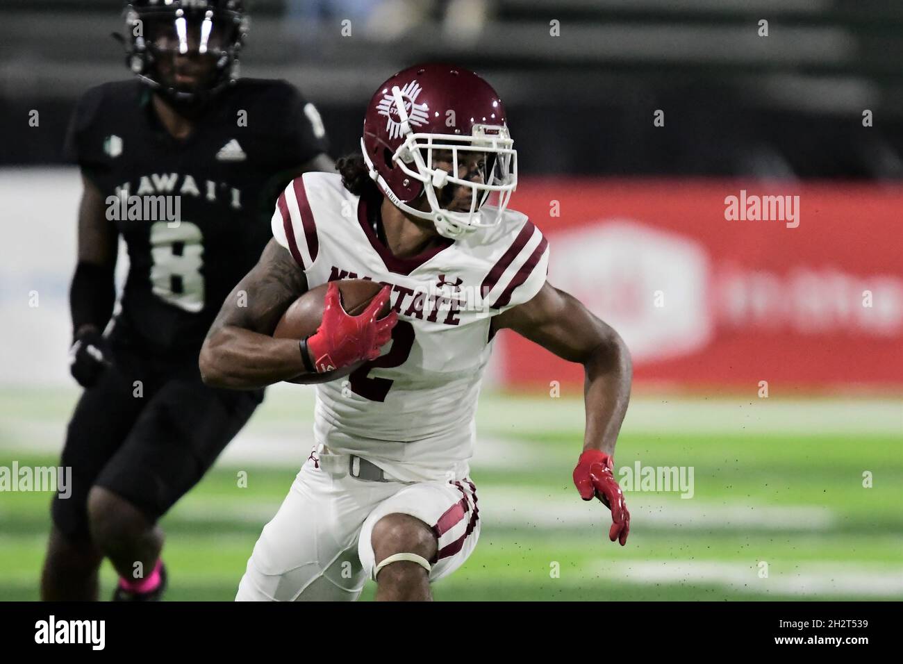 Honolulu, Hawaii, USA. 23rd Oct, 2021. New Mexico State Aggies wide ...