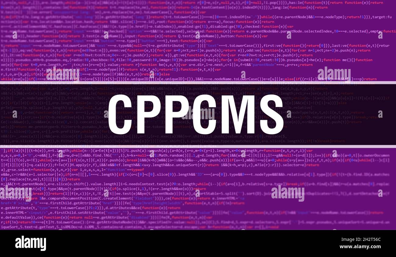 Cppcms With Digital Java Code Text Cppcms And Computer Software Coding Vector Concept