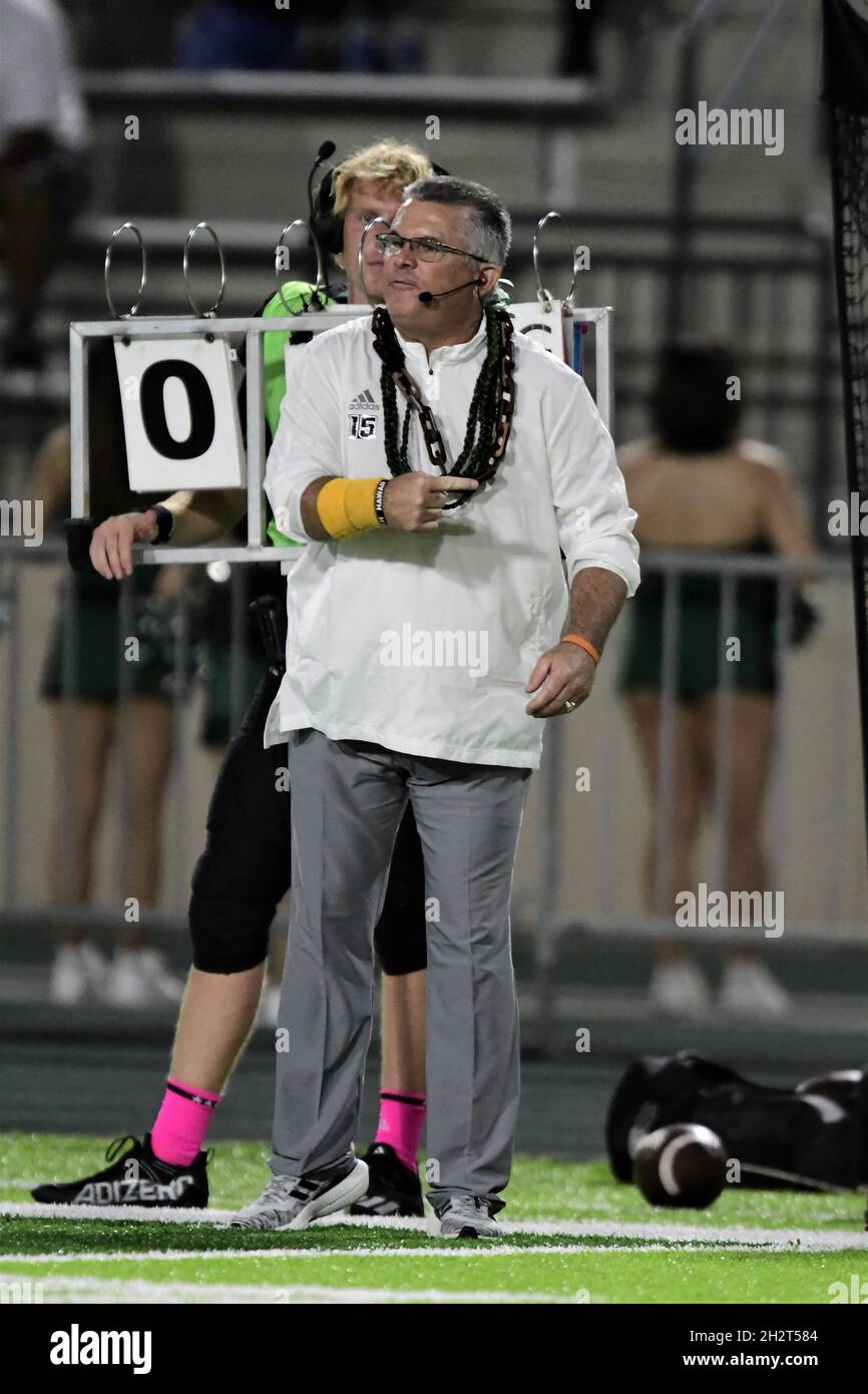 Honolulu, Hawaii, USA. 23rd Oct, 2021. Hawaii Warriors head coach TODD ...