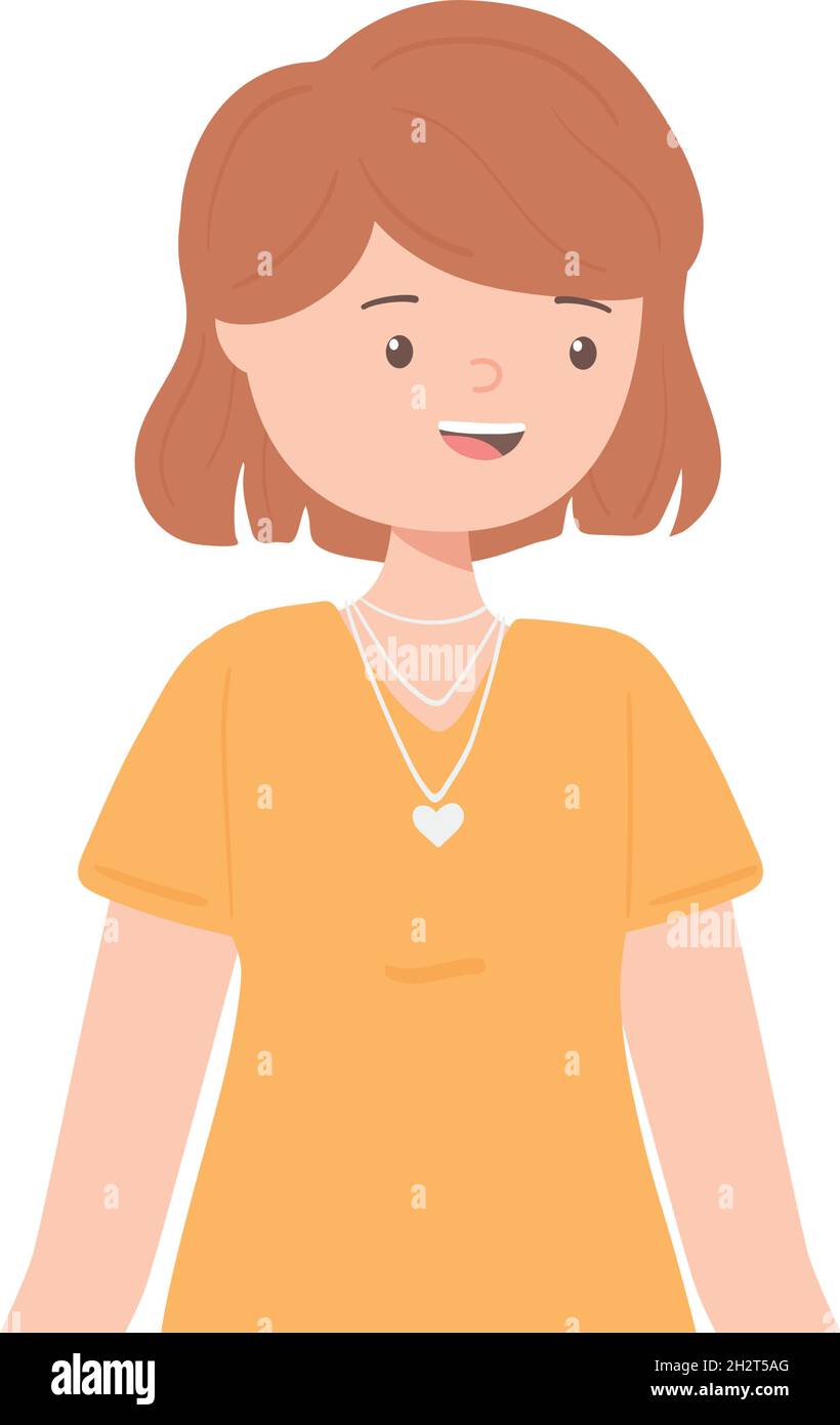 teen female character Stock Vector Image & Art - Alamy