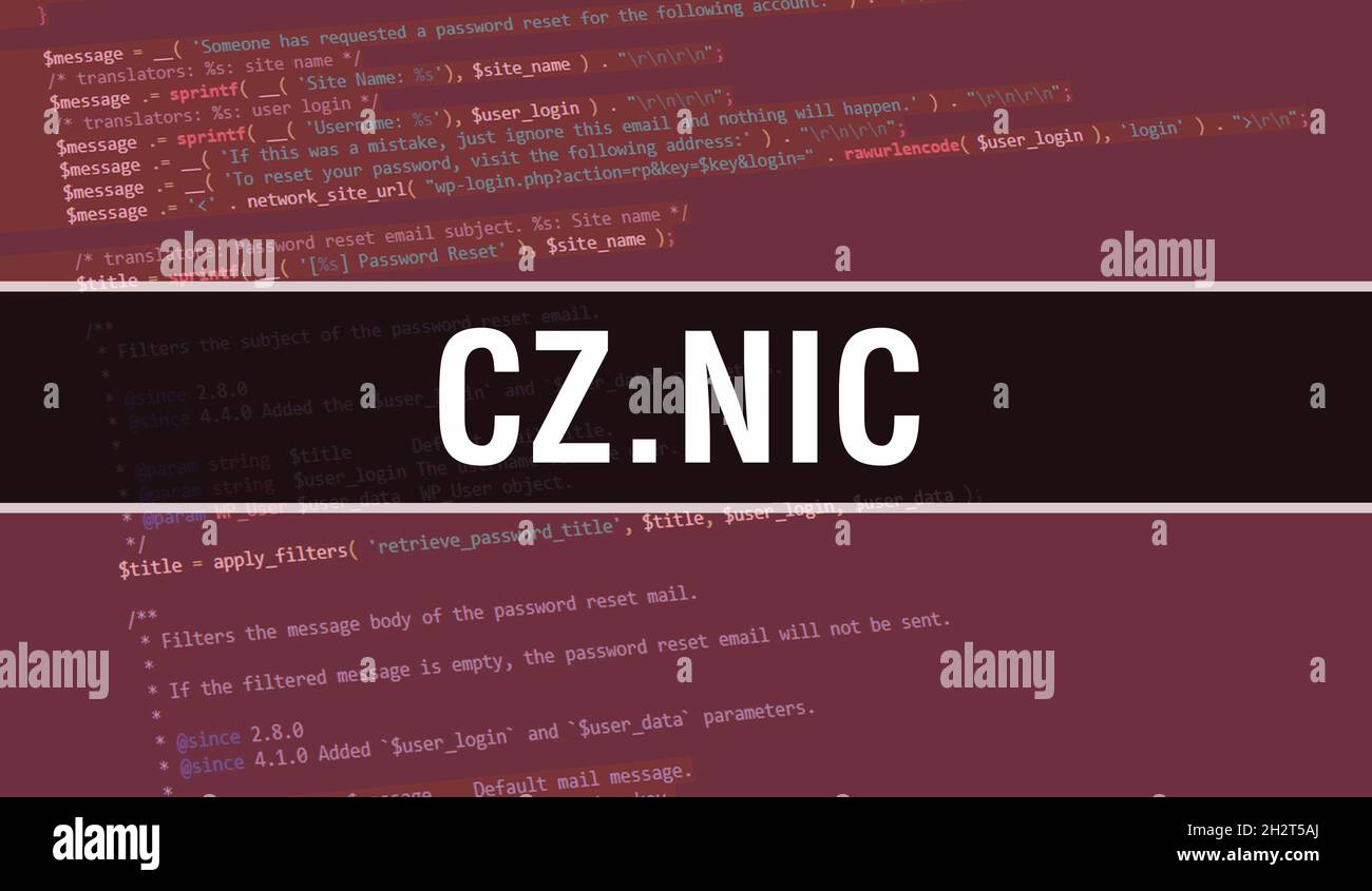 Cz nic image hi-res stock photography and images - Alamy