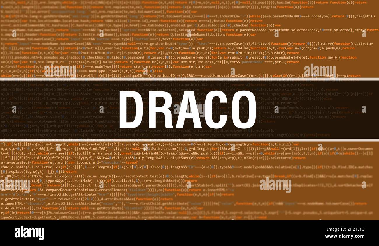 Draco text hi-res stock photography and images - Alamy