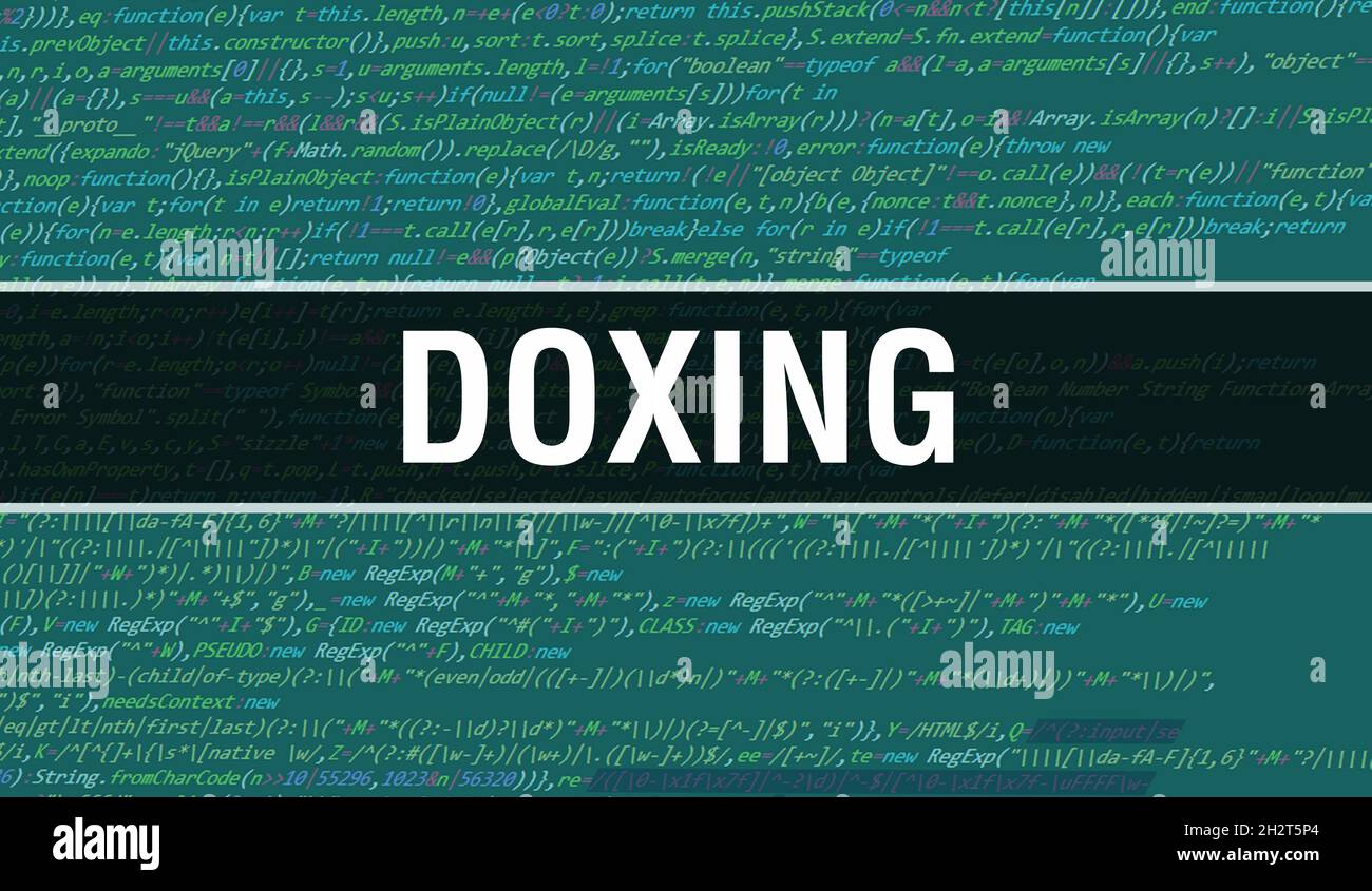 Doxing image hi-res stock photography and images - Alamy