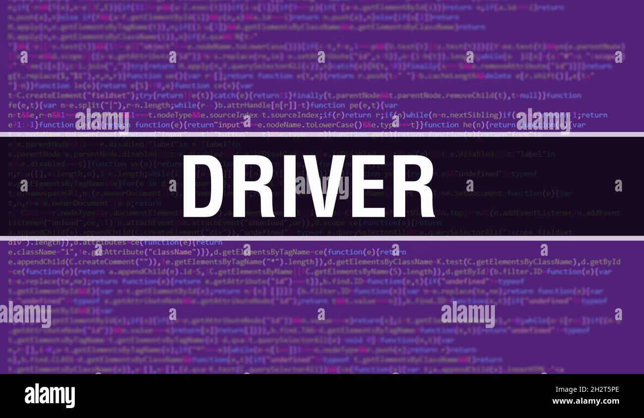 Driver concept with Random Parts of Program Code. Driver with ...