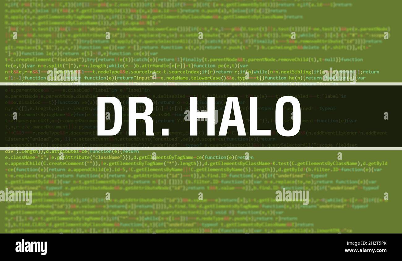 Dr halo background hi-res stock photography and images - Alamy