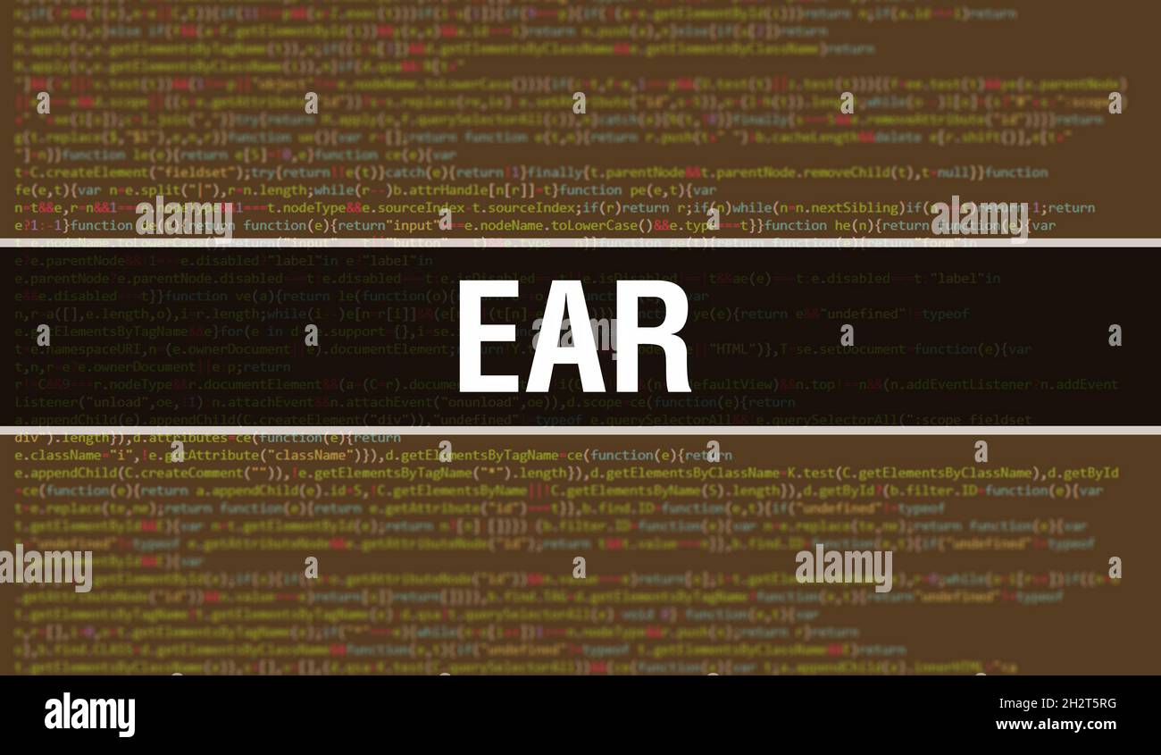 EAR concept with Random Parts of Program Code. EAR with Programming ...