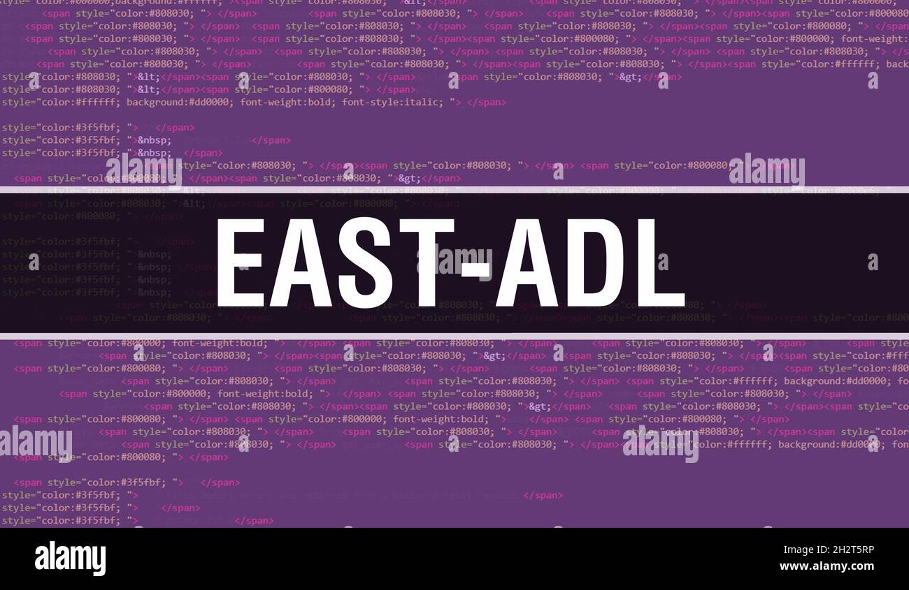 EAST-ADL with Binary code digital technology background. Abstract ...