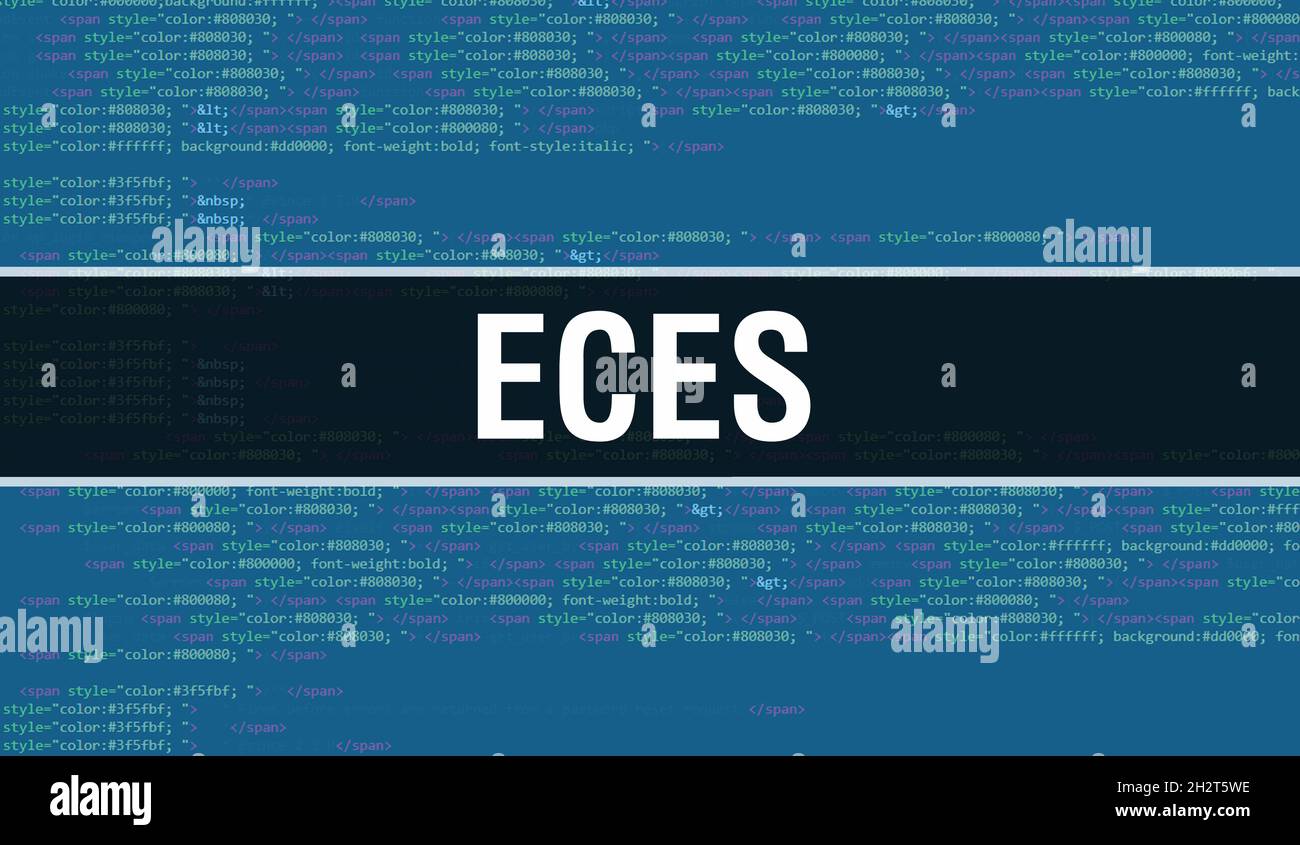 ECES with Binary code digital technology background. Abstract ...
