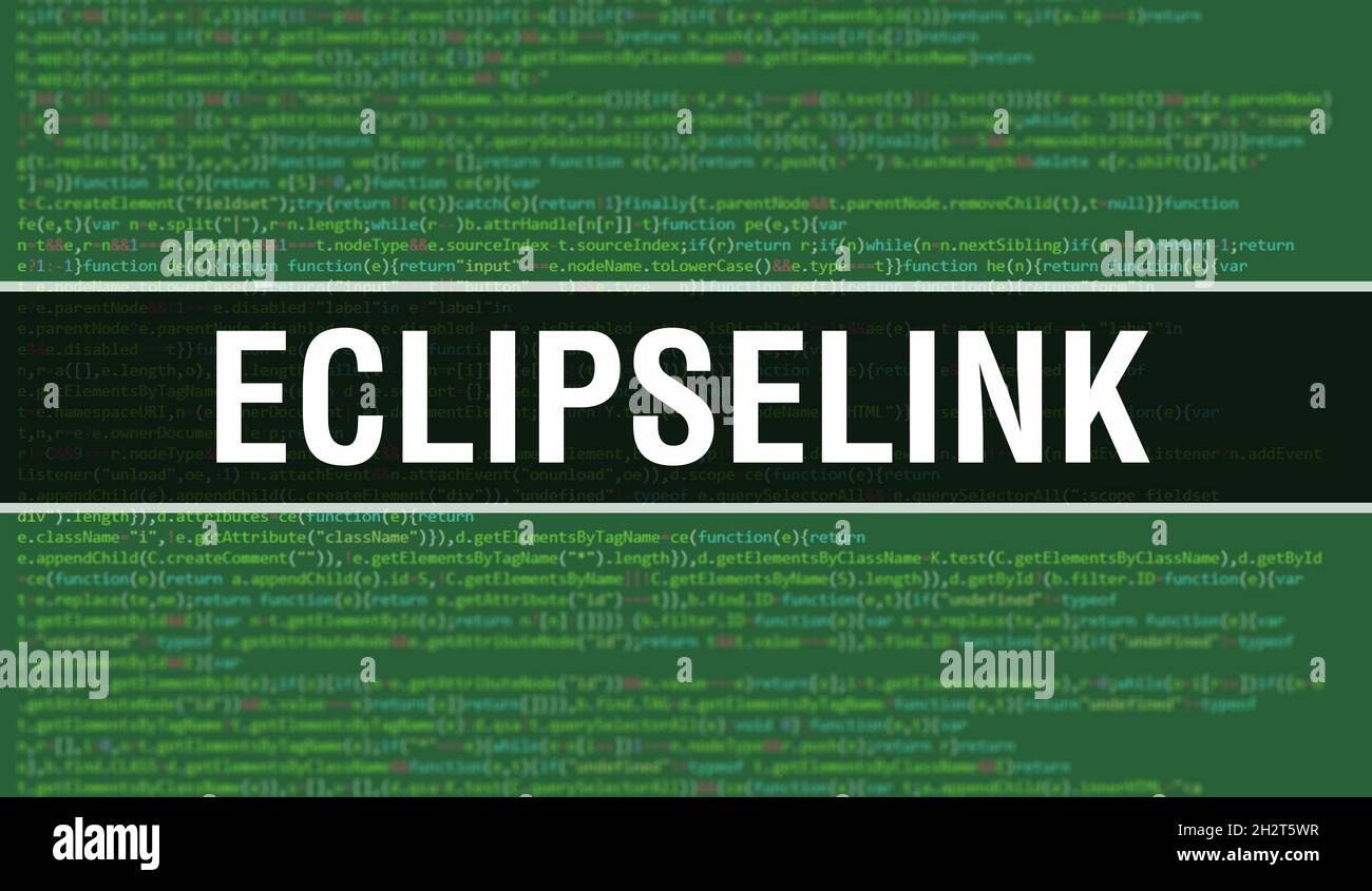EclipseLink concept with Random Parts of Program Code. EclipseLink with Programming code ...