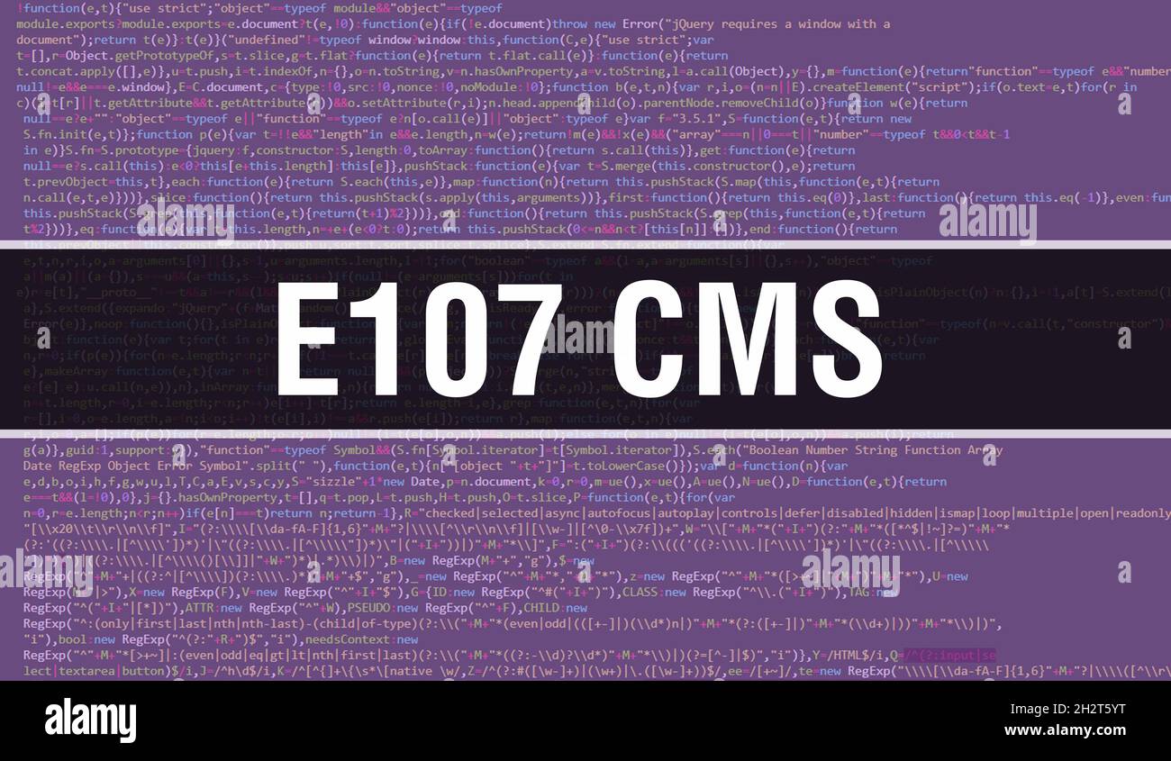 E107 cms text hi-res stock photography and images - Alamy