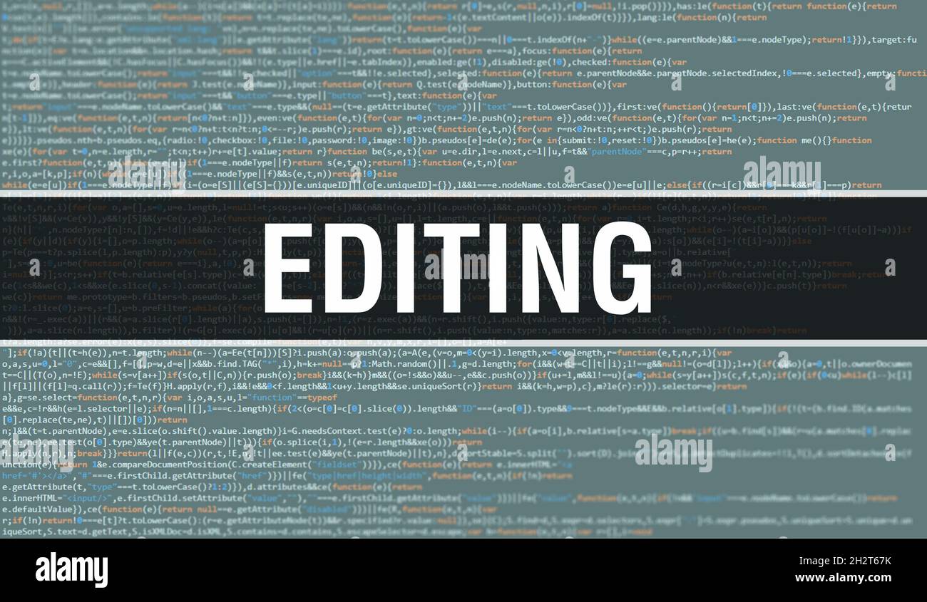 Editing With Digital Java Code Text Editing And Computer Software Coding Vector Concept 0298