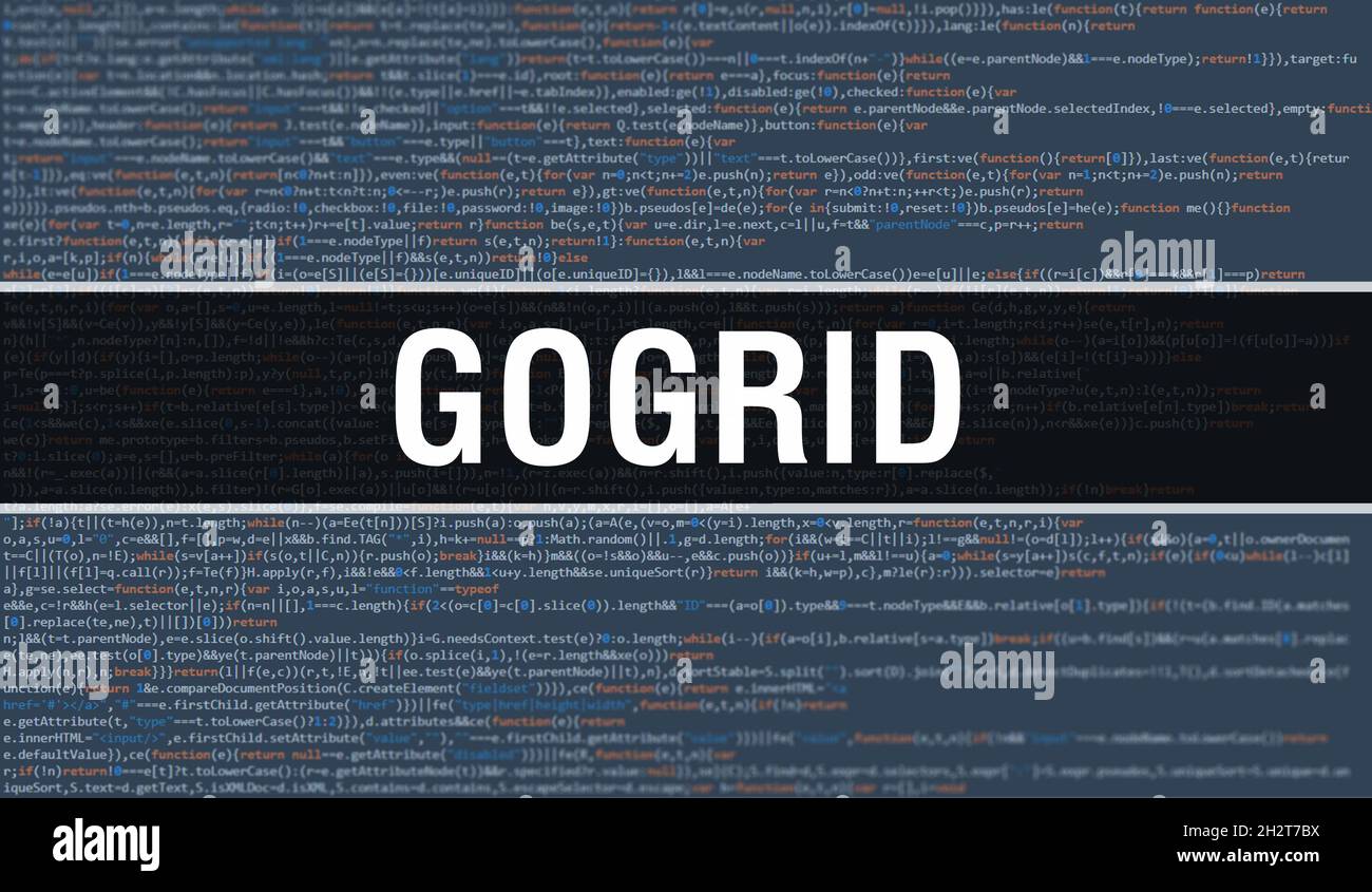 Gogrid text hi-res stock photography and images - Alamy