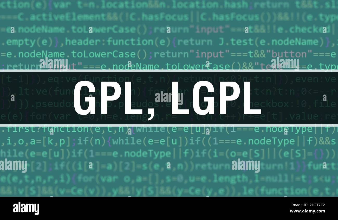 Lgpl text hi-res stock photography and images - Alamy