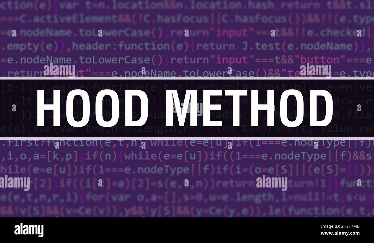 Hood method text hi-res stock photography and images - Alamy