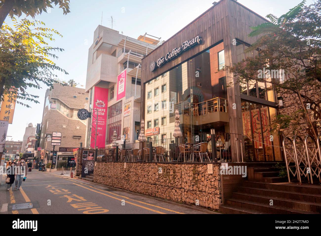 Daehakro, Oct 17, 2021 : Daehakro street in Seoul, South Korea. The ...