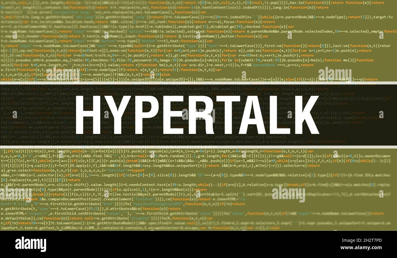 Hypertalk hi-res stock photography and images - Alamy