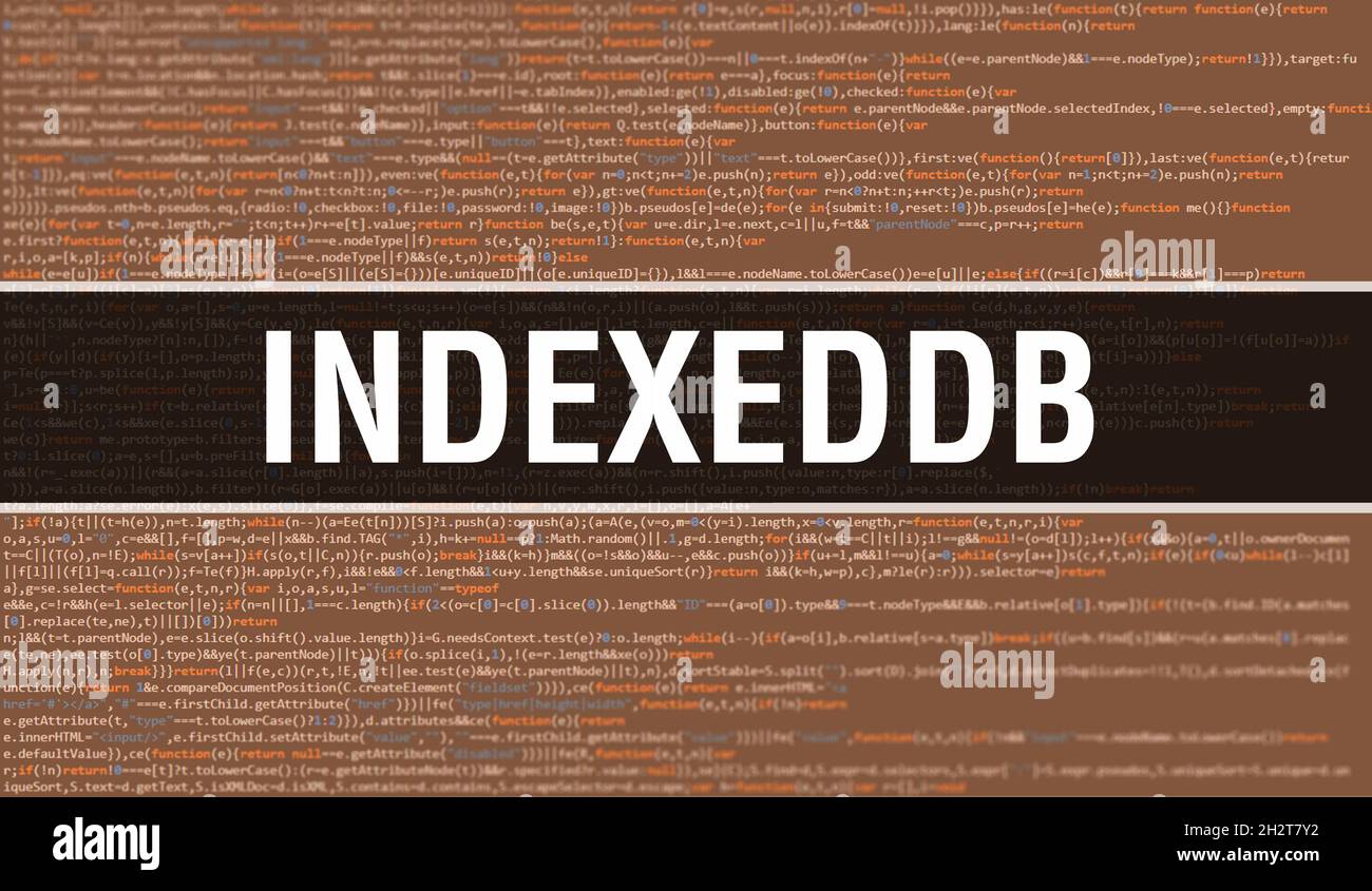IndexedDB with Digital java code text. IndexedDB and Computer software ...
