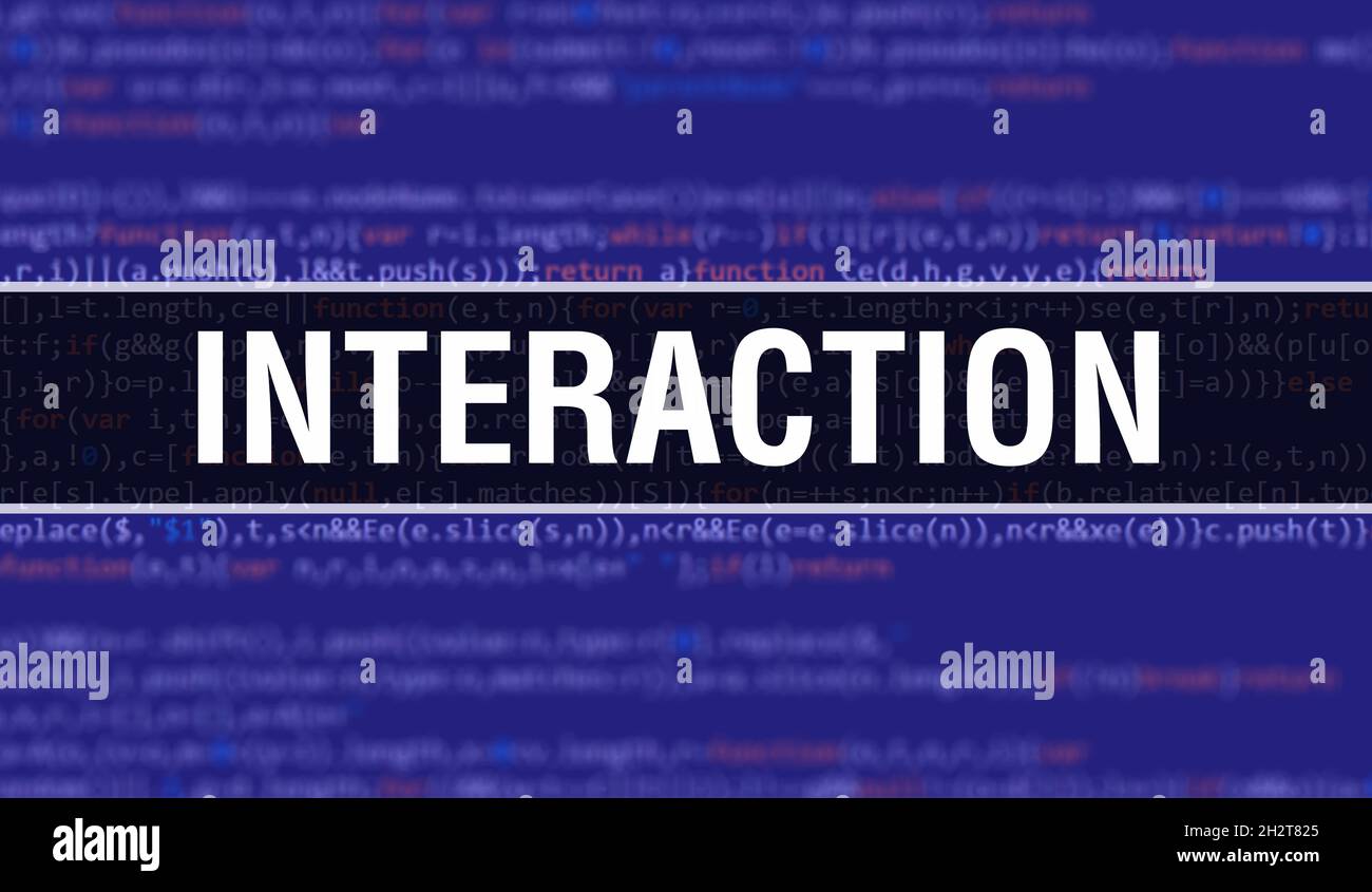Interaction Concept With Random Parts Of Program Code Interaction With Programming Code