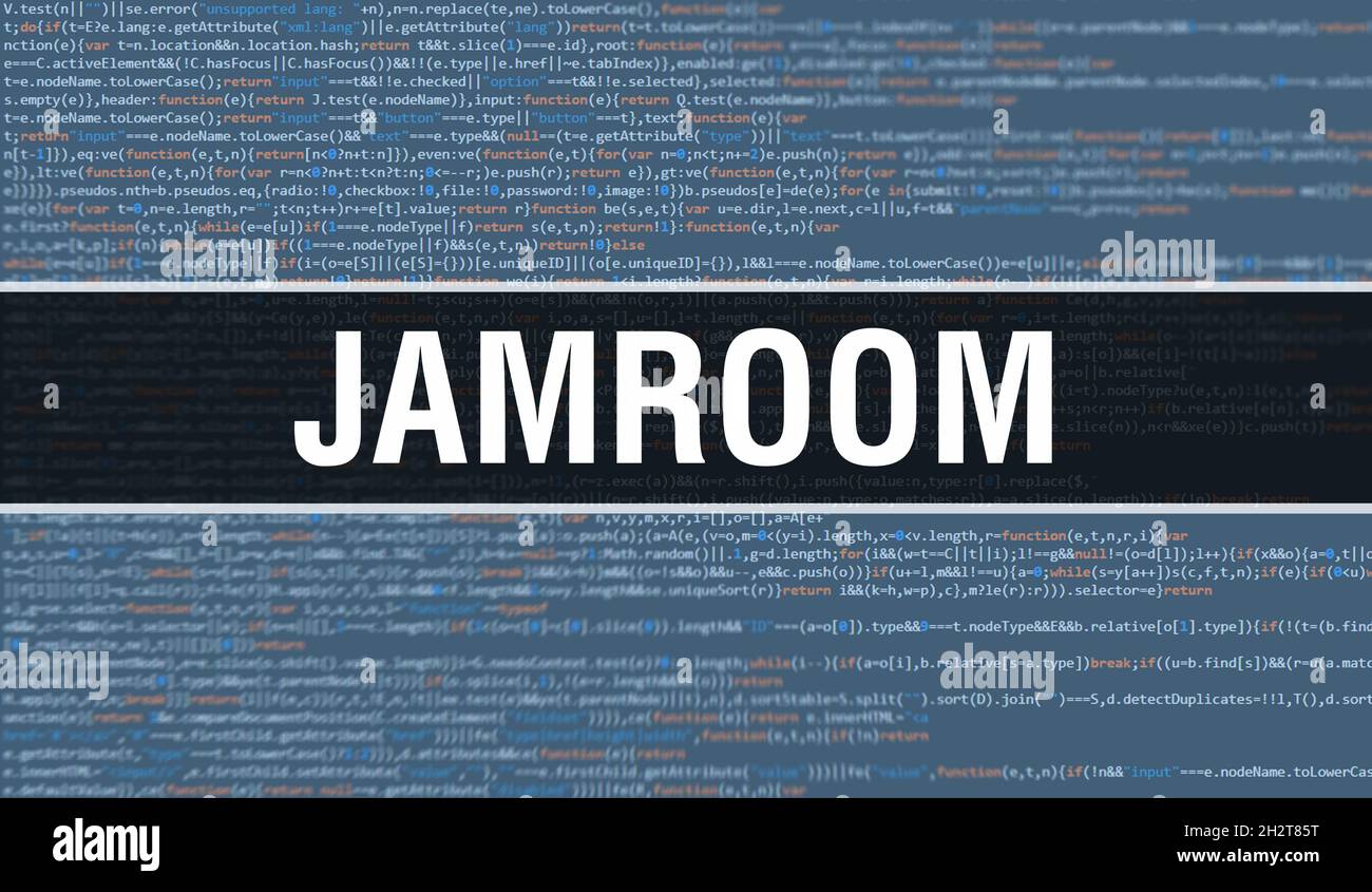 Jamroom concept with Random Parts of Program Code. Jamroom with ...