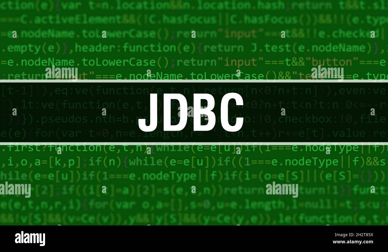 JDBC with Binary code digital technology background. Abstract ...