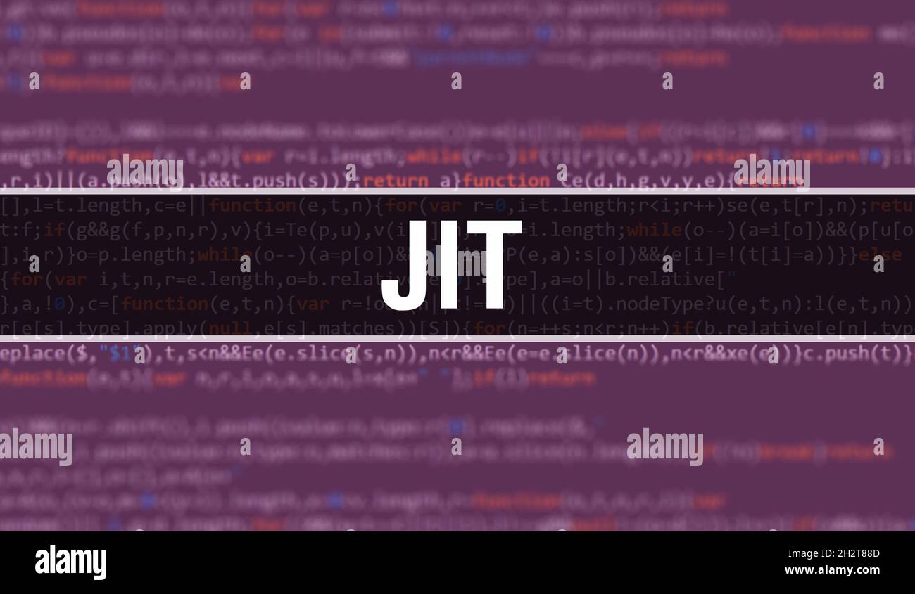 Jit Text Written On Programming Code Abstract Technology Background Of Software Developer And 9191