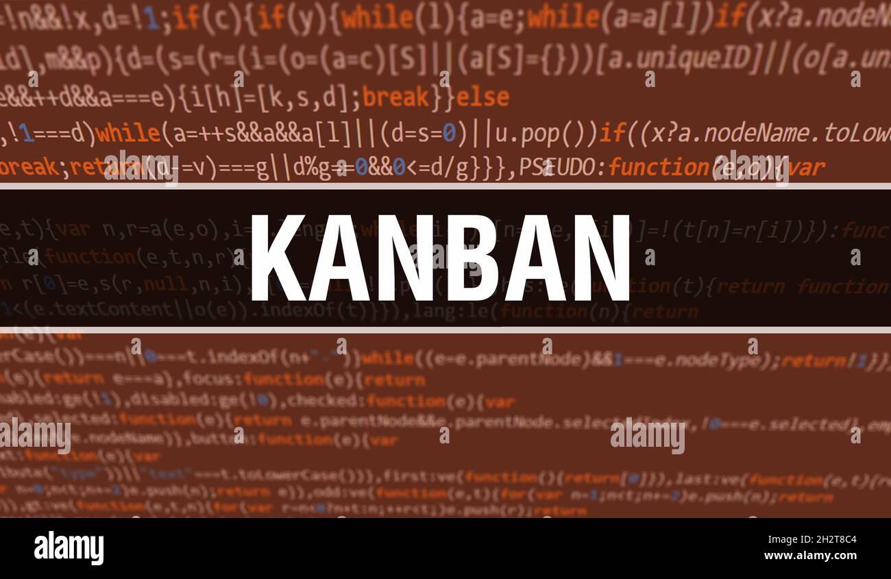 Kanban word hi-res stock photography and images - Alamy