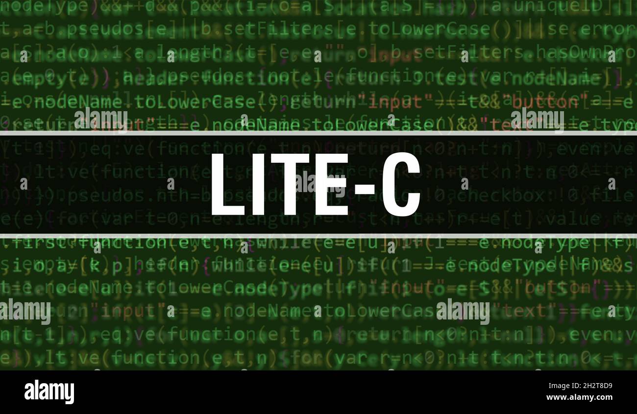 Lite C Concept Illustration Using Code For Developing Programs And App 6117