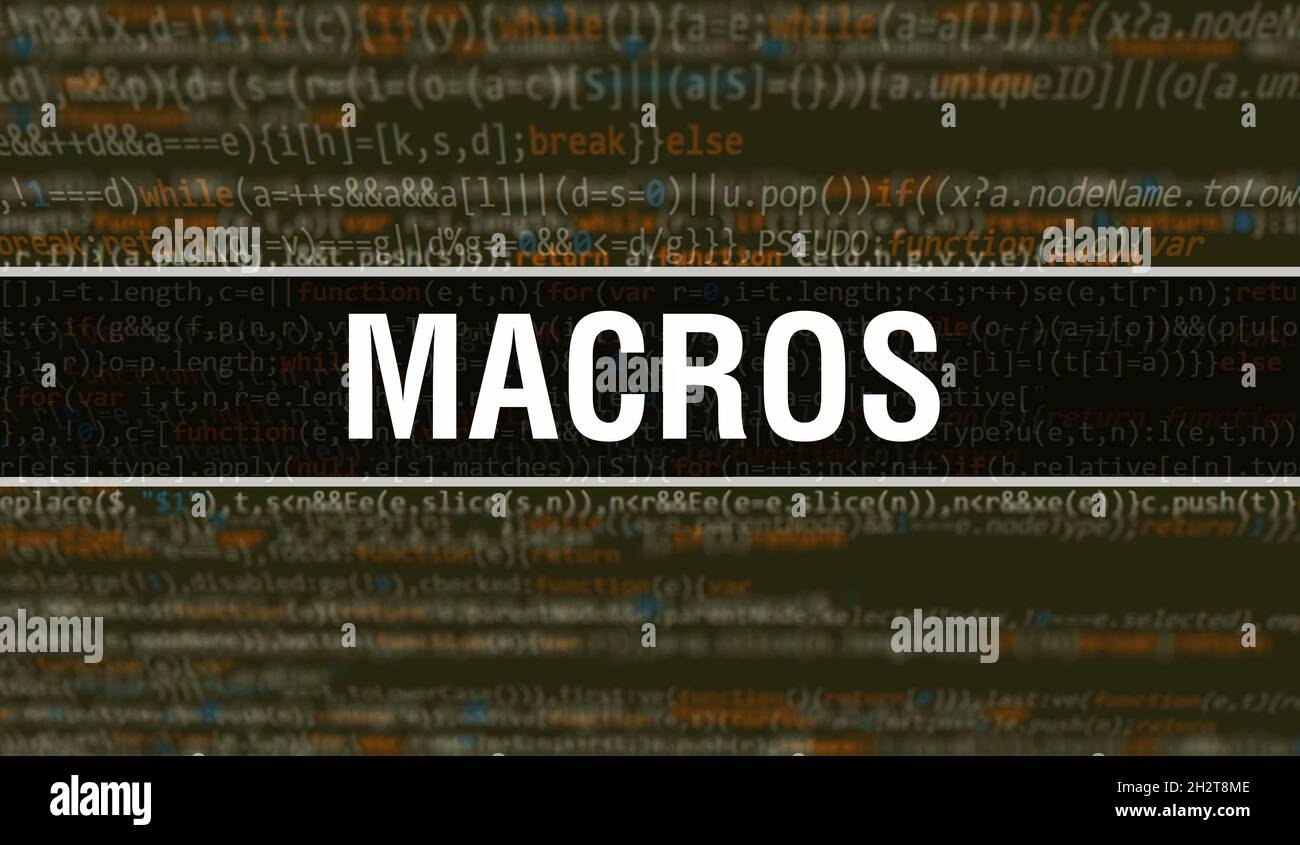 macros concept with Random Parts of Program Code. macros with ...