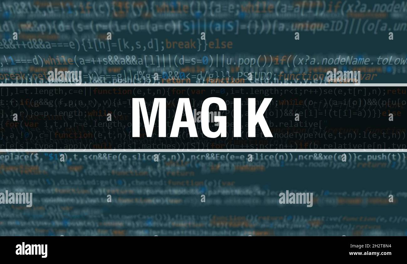 Magik Concept With Random Parts Of Program Code Magik With Programming 9163