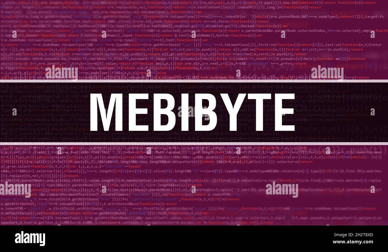 Mebibyte image hi-res stock photography and images - Alamy