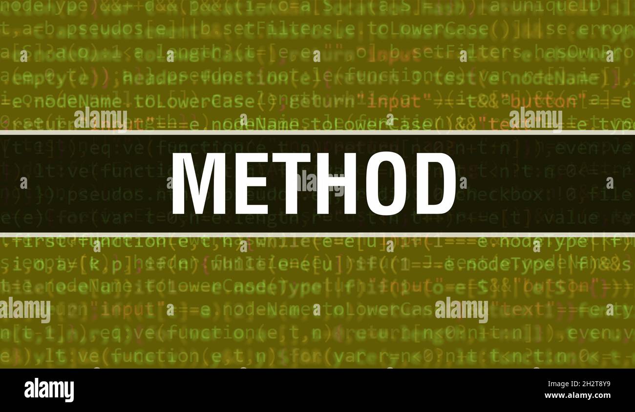 Method with Abstract Technology Binary code Background.Digital binary ...