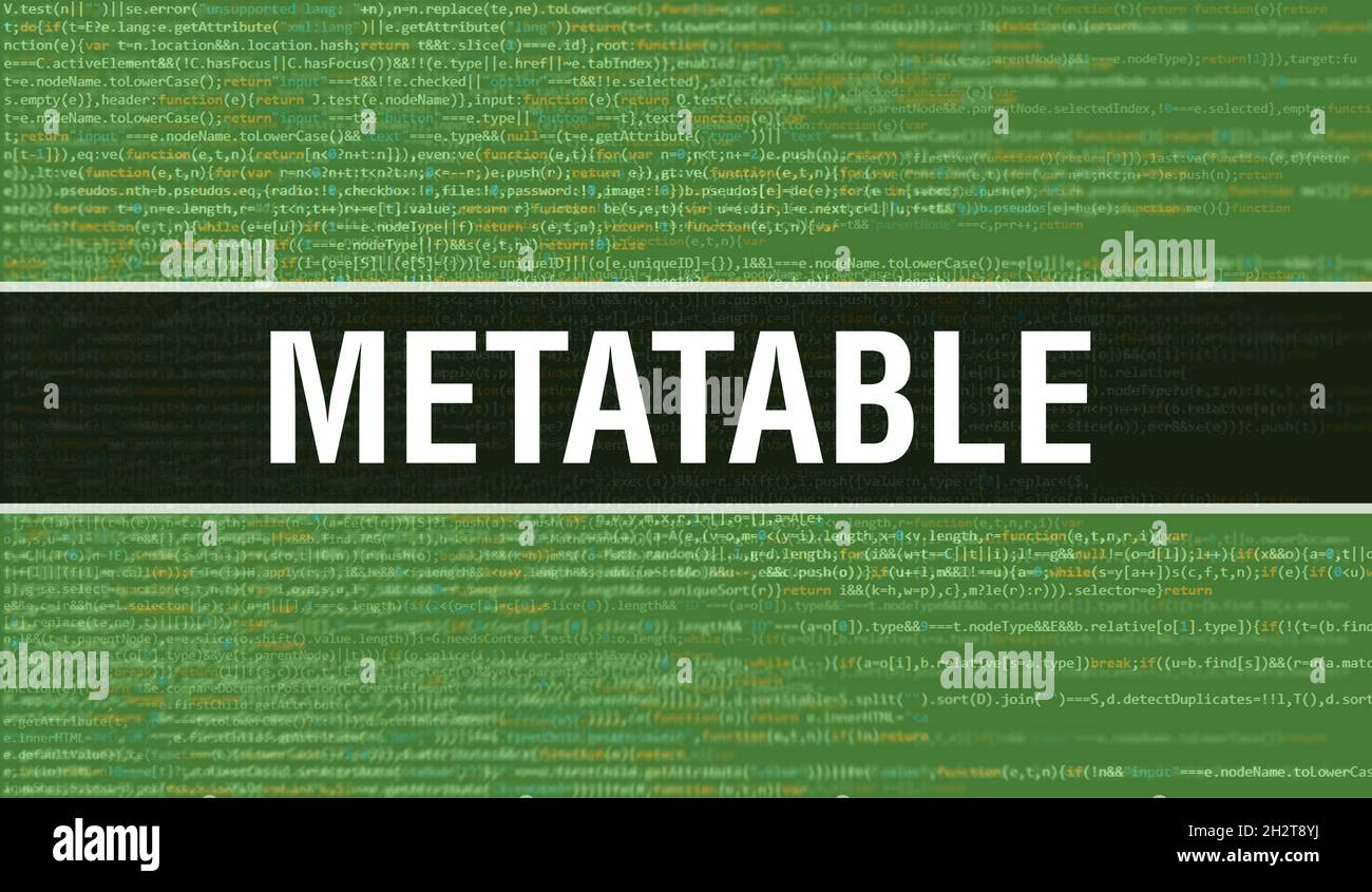 Metatable image hi-res stock photography and images - Alamy