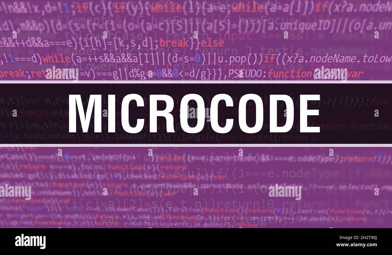 Microcode image hi-res stock photography and images - Alamy