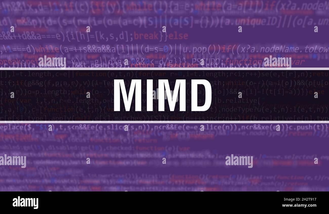 MIMD with Binary code digital technology background. Abstract ...