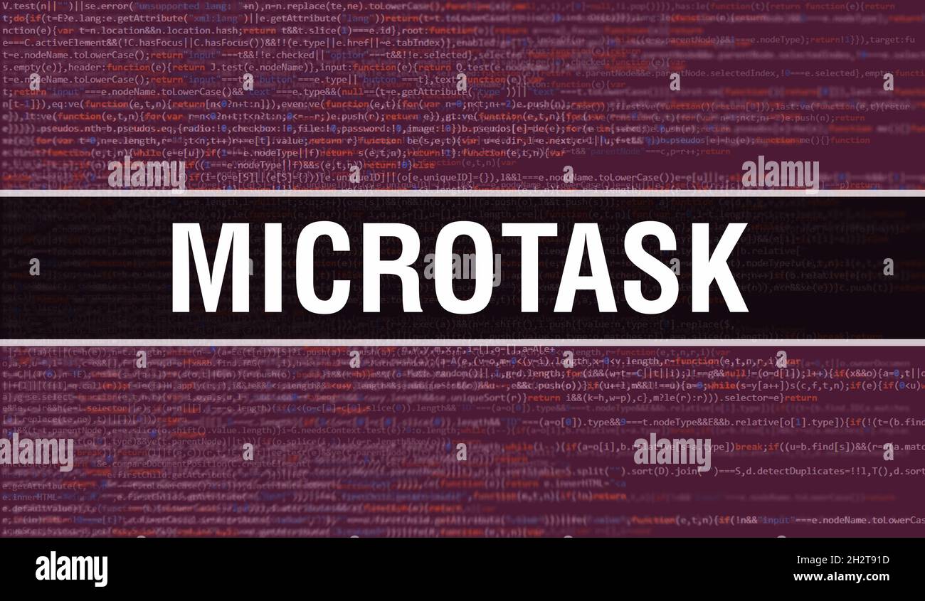 Microtask image hi-res stock photography and images - Alamy