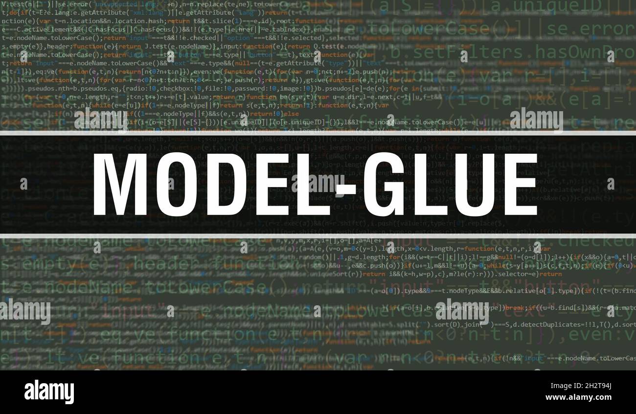 Model glue text hi-res stock photography and images - Alamy