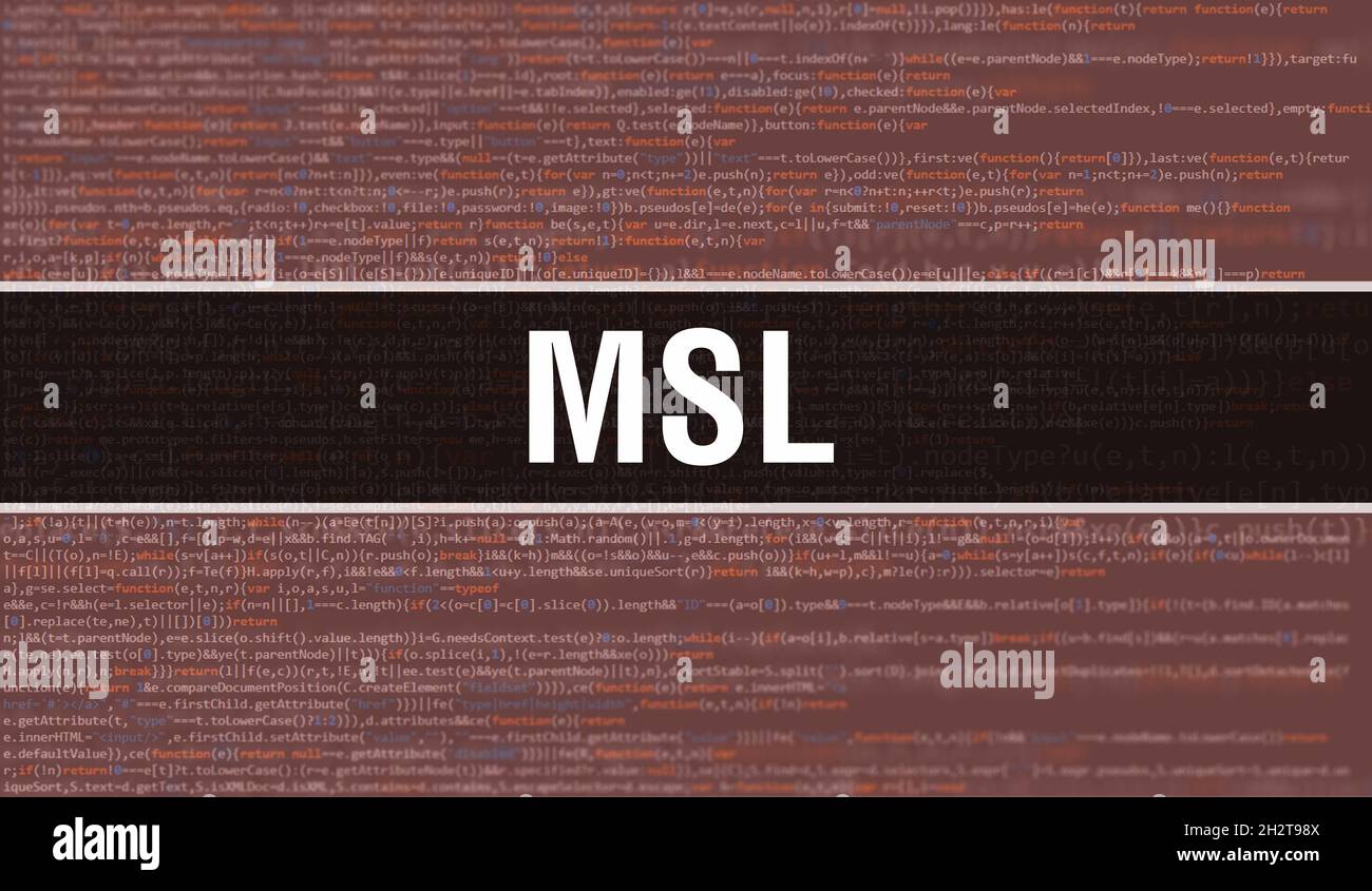 Msl symbol hi-res stock photography and images - Alamy
