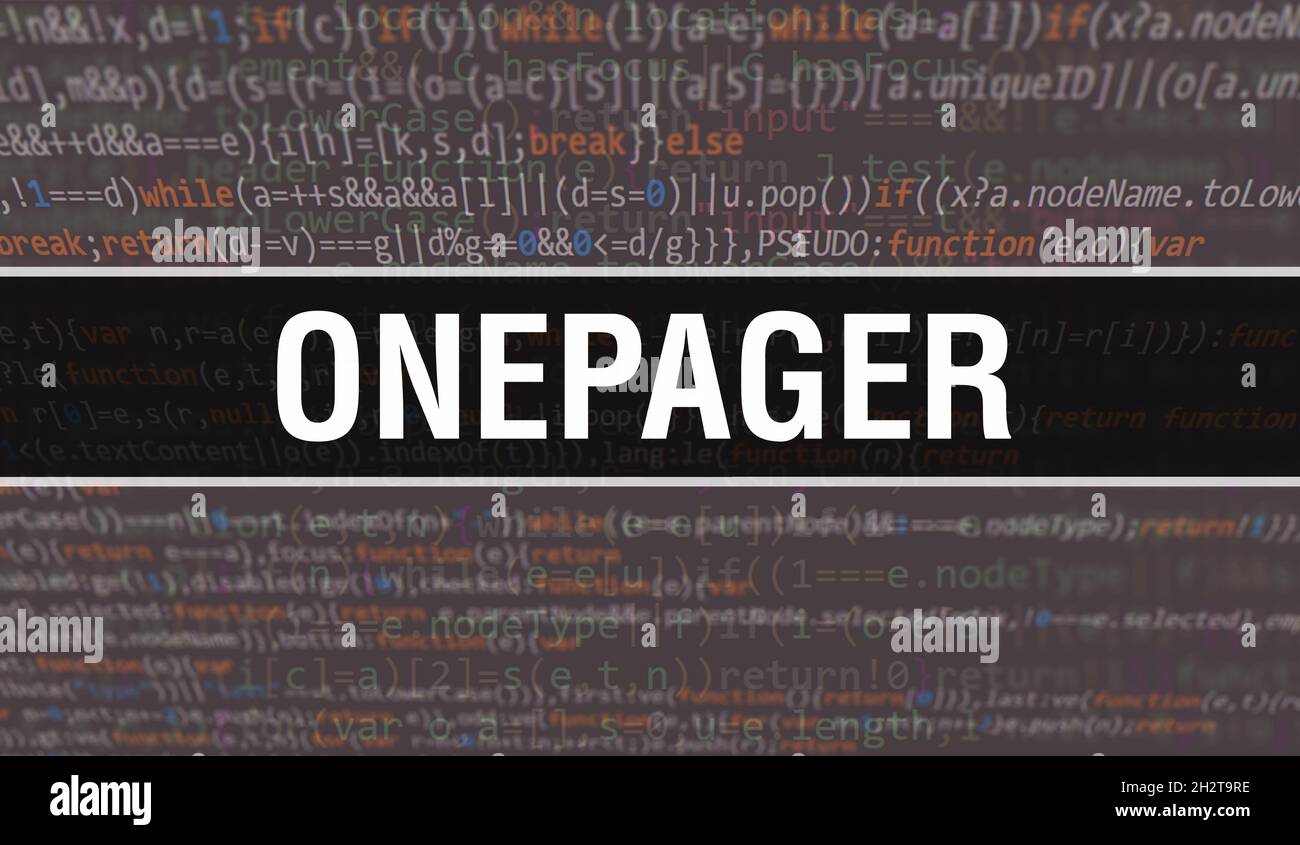 Onepager text hi-res stock photography and images - Alamy