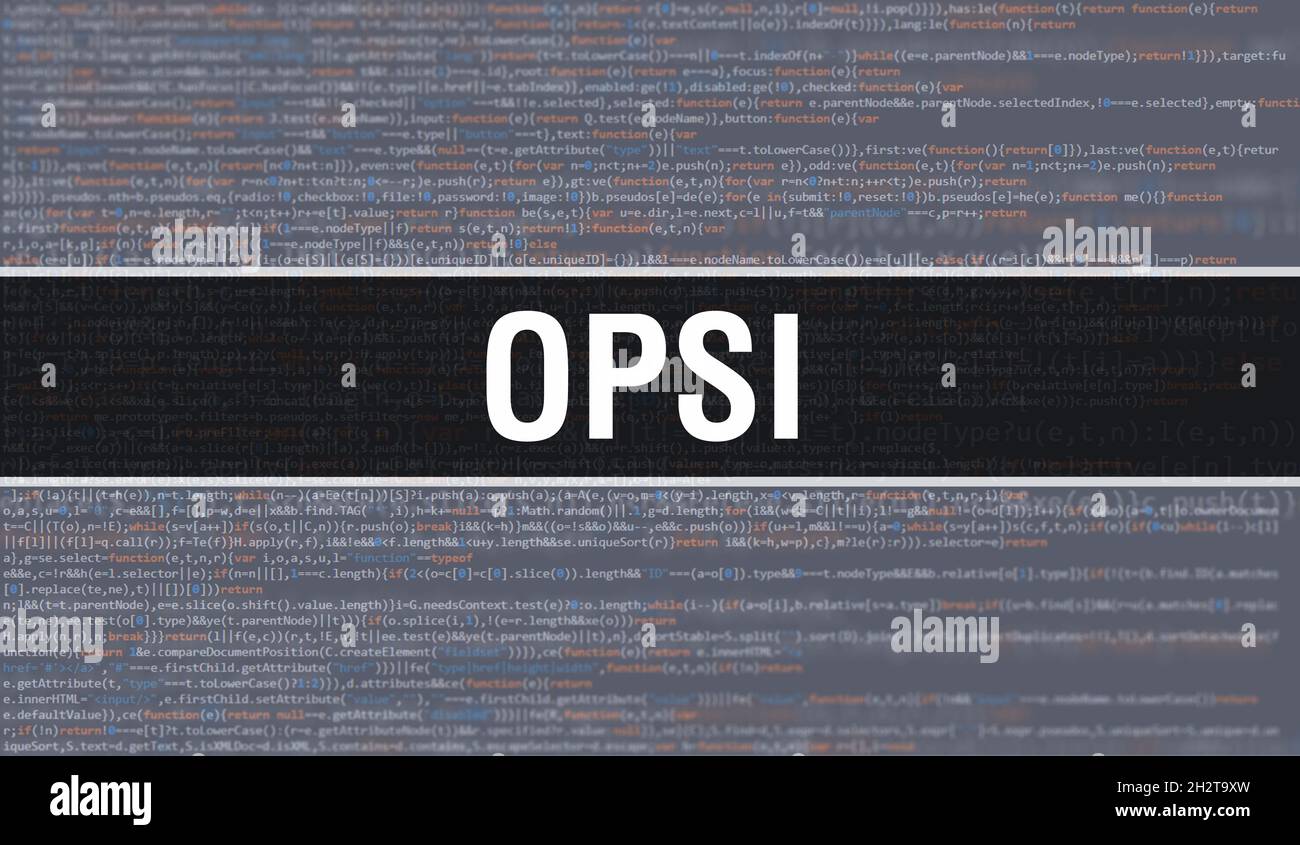 Opsi image hi-res stock photography and images - Alamy