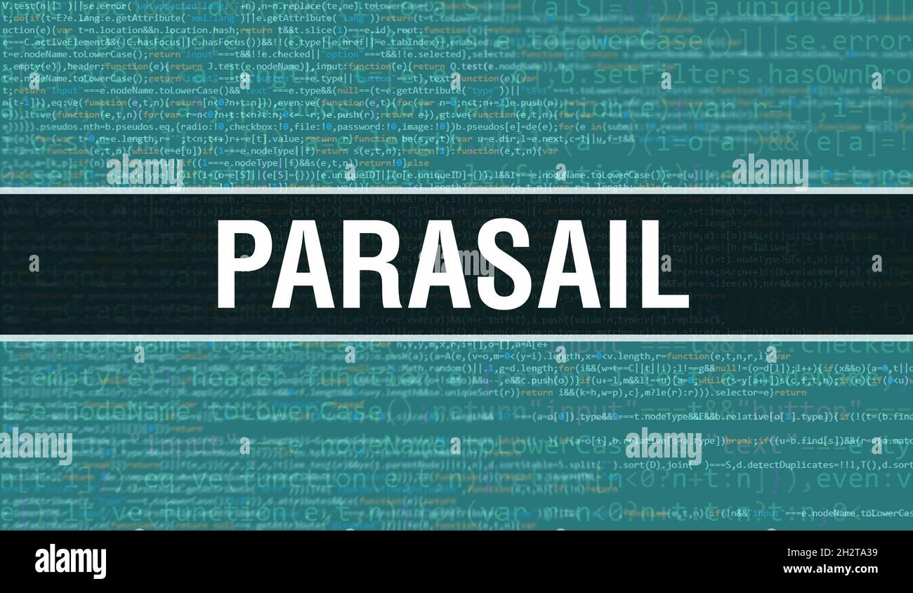 ParaSail with Digital java code text. ParaSail and Computer software ...
