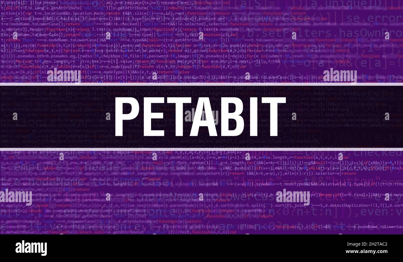 Petabit text hi-res stock photography and images - Alamy