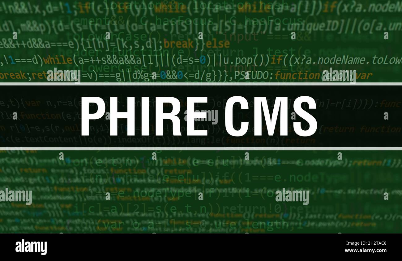 Phire cms text hi-res stock photography and images - Alamy